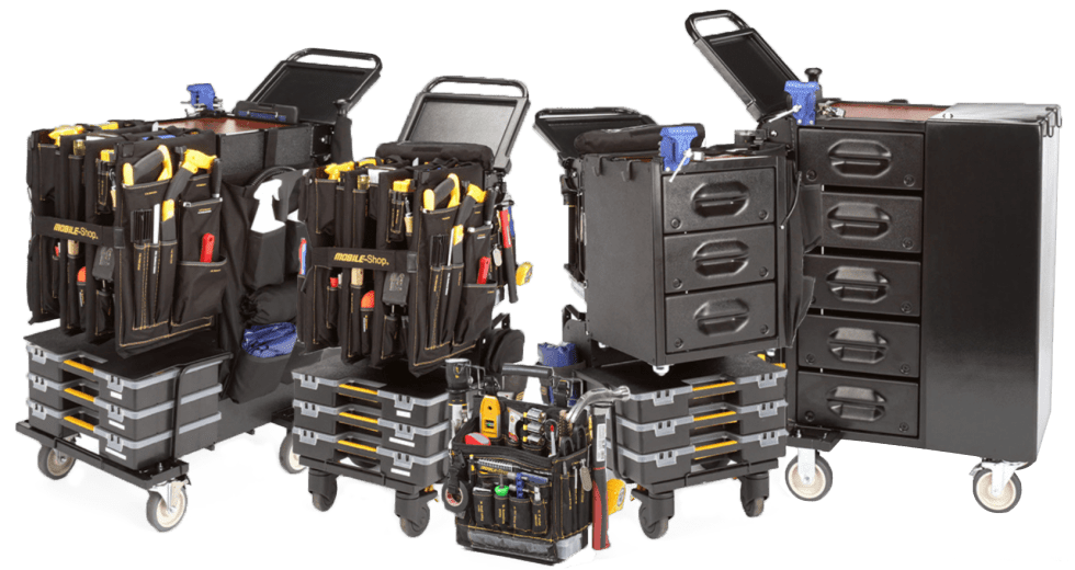 Efficient Maintenance Tool Carts Made in the USA | Mobile-Shop