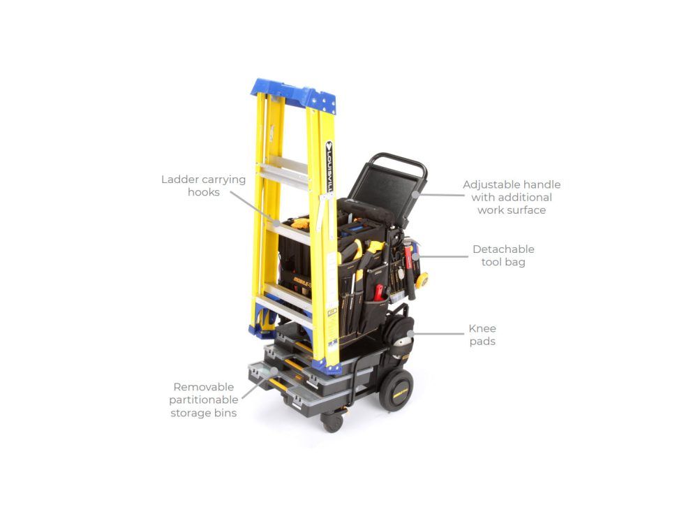 Highly Transportable Facility Maintenance Tool Cart | Mobile-Shop